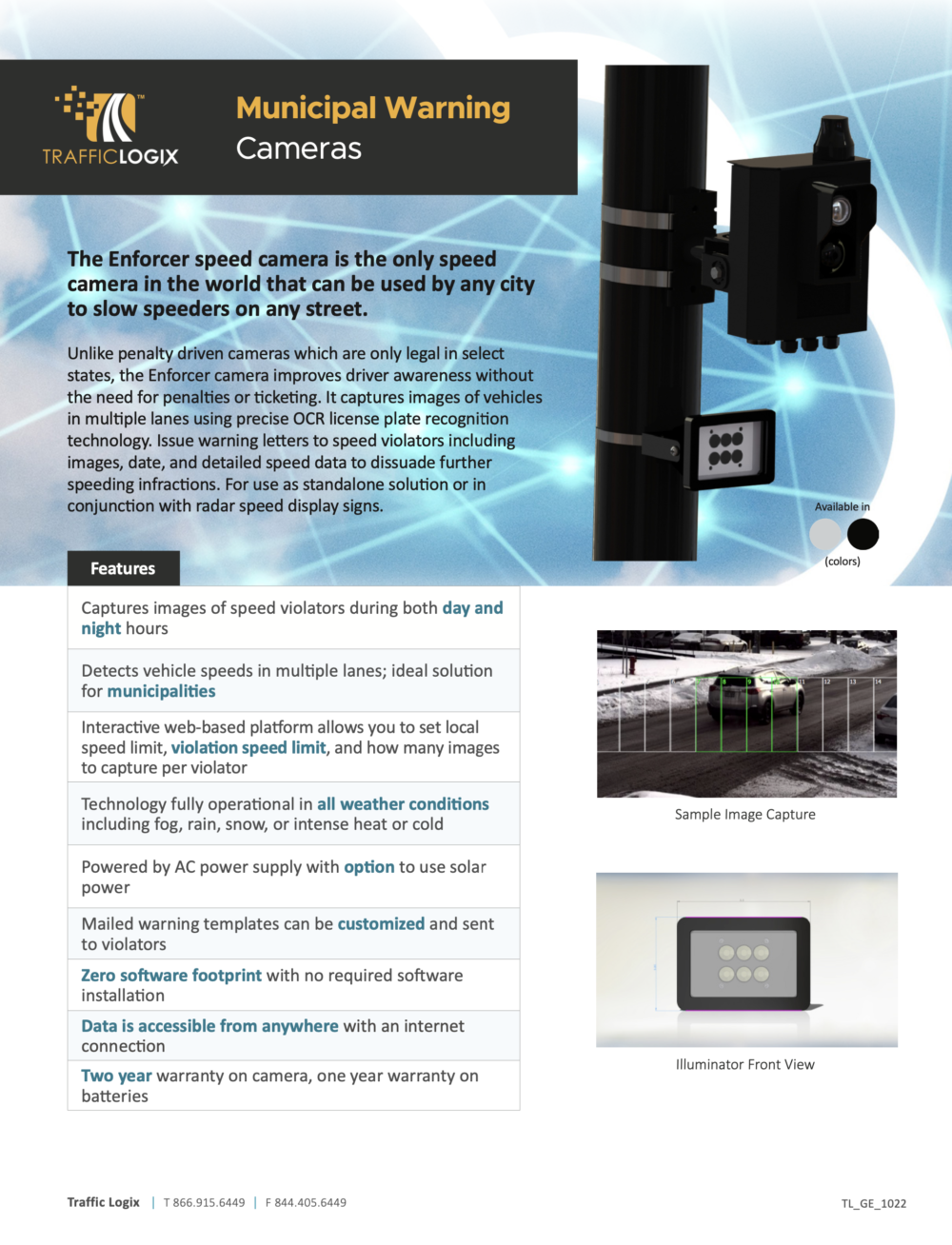 Municipal Warning Camera - Traffic Logix